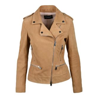 Dondup Femme, Vestes, Brun, Taille: 36 FR Chiodo Jacket