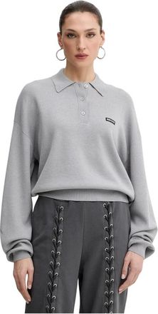 Rotate Round-Neck Strickwaren - - Knitwear - Damen - Grau - L
