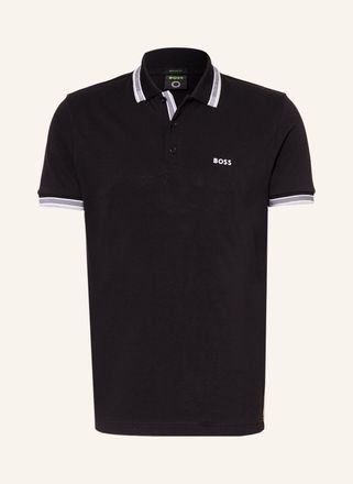 HUGO BOSS Piqu&eacute;-Poloshirt Paddy Curved Regular Fit schwarz