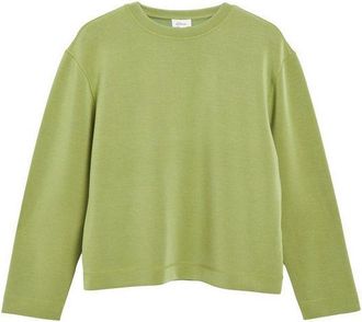 s.Oliver Sweatshirt Sweatshirt Scuba-Sweatshirt mit weitem Arm