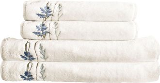 Kleine Wolke Savannah G&auml;stetuch Seide Set 2-teilig