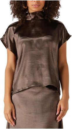 Notre-V Damen, Blusen & Hemden, Braun, XSGr&ouml;&szlig;e