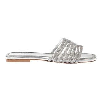 Baldinini Mules aus laminiertem Leder - - Shoes - Damen - Grau - 37 EU