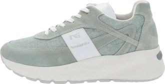 Nero Giardini Femme, Chaussures, Vert, Taille: 38 EU E615182D Low Top Baskets
