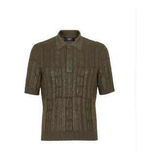 Fendi Round-Neck Strickwaren - - Knitwear - Herren - Gr&uuml;n - S