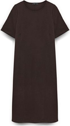 Fiorella Rubino Femme, Robes, Brun, Taille: 38 FR Robe Longue en Maille Milano