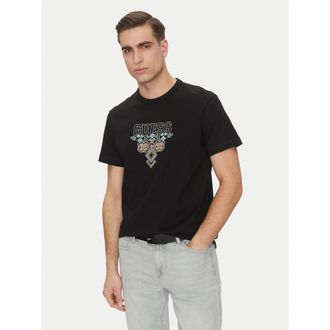 Guess T-Shirt 173007 Schwarz Classic Fit