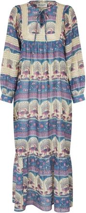 Lollys Laundry Femme, Robes, Bleu, Taille: 38 FR NudaLL Maxi Dress