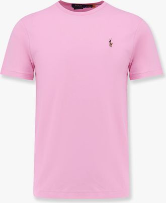 Ralph Lauren Cotton T-shirt with logo embroidery - POLO RALPH LAUREN - gender_Man