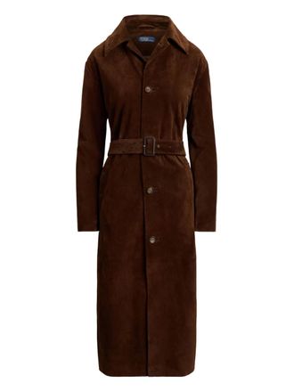 Polo Ralph Lauren Mantel aus Wildleder - Braun