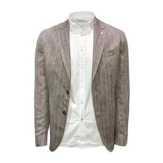 L.B.M. 1911 Toasted Spike Americana Jacke - - Jackets - Herren - Braun - 2XL