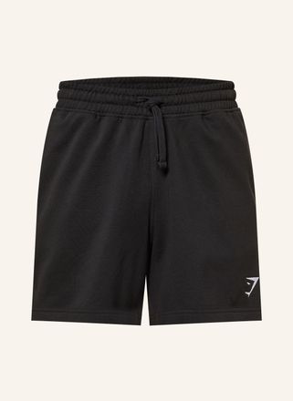 Gymshark Gymshark Sweatshorts Crest schwarz