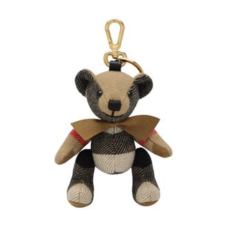 Burberry Thomas Check Charm - Femme - Accessoires - Beige - Taille: ONE Size