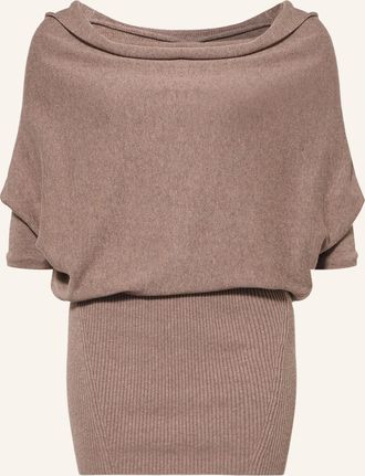 AllSaints Allsaints Strickkleid Ellie Mit 3/4-Arm braun