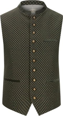 Gottseidank Trachtenweste mit filigranem Rautenmuster in