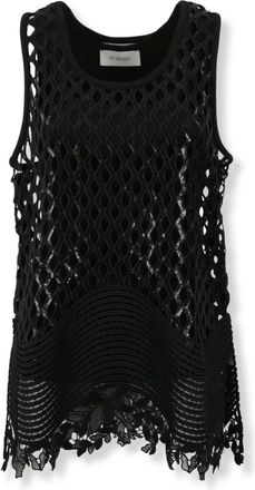 Sportmax Femme, Tops, Noir, Taille: 40 FR Top Aquile