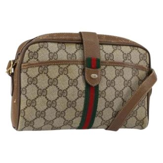 Gucci Sac bandouli&egrave;re en plastique Pre-owned - Femme - Pre-owned - Beige - Taille: ONE Size