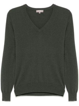 N.Peal pull Phoebe à col v - Vert