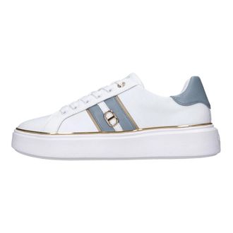 Twinset Sneakers aus Leder und Kunstleder - - Shoes - Damen - Wei&szlig; - 41 EU