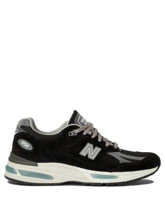 New Balance Low-Top Sneaker - Made In Uk 991V2 Sneakers - Gr. 10 - in Schwarz - f&uuml;r Damen