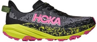 Hoka One One Speedgoat 6 pour femme, Noir/fluo HOKA Citrus, 40 EU
