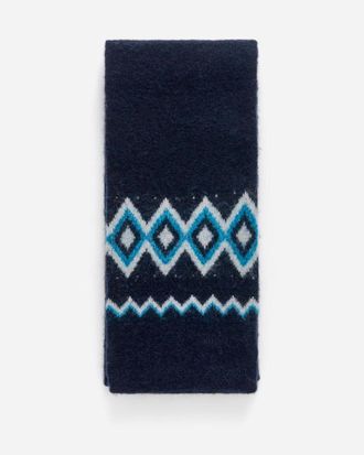 Arket Schal Aus Wolle Und Alpakawolle -Blau