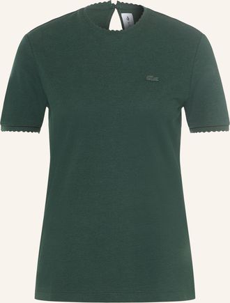 Lacoste T-Shirt Aus Piqu&eacute; gruen