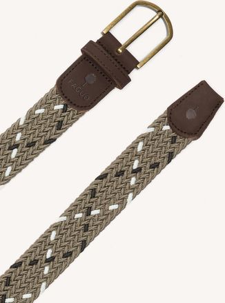 Faguo Ceinture tress&eacute;e beige et marron - BELT