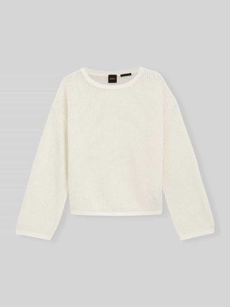 Boss Orange by Hugo Boss Loose Fit Pullover aus reiner Baumwolle Modell C_FARDE
