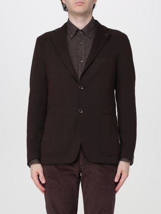 Tagliatore Blazer droit slim fit en coton avec poches plaqu&eacute;es