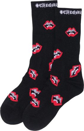 Chrome Hearts Chomper Matty Boy socks - Schwarz