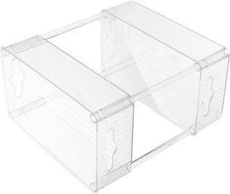 SOLUSTRE Schreibtisch-Make-up-Organizer Aus Robustem Material Zweistufig Für Kosmetika Und Hautpflegeprodukte Langlebig Und Stabil Für Badezimmer Oder Kommode-