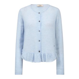 Mos Mosh MOS Mosh - Cardigan en maille - Femme - Pulls - Bleu - Taille: 36 FR