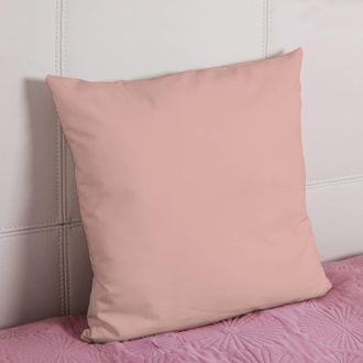 Pizuna Luxuri&ouml;ser Soft-Satin 2er Pack Kissenbezug 80x80 cm Neu Rose, 800 Fadenzahl Baumwolle Quadratisch Kissenbez&uuml;ge, 100% Langstapel Baumwolle Nur Kissenbe