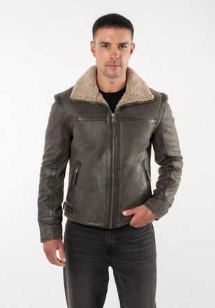 Mauritius Lederjacke MMArcticon mit Umlegekragen, Regular Fit