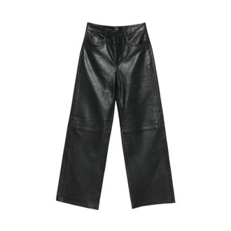 Lois Skater Lederhose - - Trousers - Damen - Schwarzk - W25