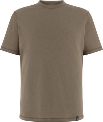 Boggi Milano Homme, Tops, Brun, Taille: M T Shirt Coton Lin