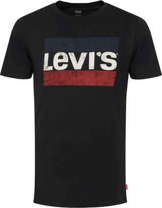 Levi's T-Shirt Sportswear Graphic Tee 39636-0050 Schwarz Regular Fit