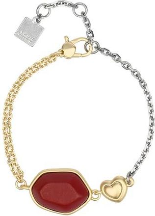 Thun Bracelet avec pierre et coeur - céramique - Collection dédiée à vous - 16 + 3 cm