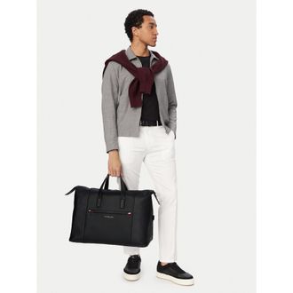 Tommy Hilfiger Tasche Tommy Hilfiger Th Corp Duffle AM0AM14044 Schwarz