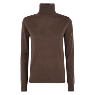 Max Mara Col roul&eacute;s - Femme - Pulls - Brun - Taille: 36 FR