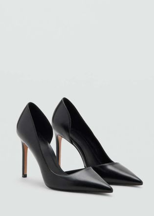 Mango Chaussures talon asym&eacute;triques noir - Femme - 35 - MANGO
