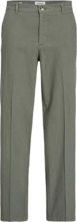 Jack & Jones Jpstkarl Jjpierre Linen Blend Chino Pantalon, Agave Green, 30W x 30L Homme
