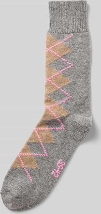Unio Hamburg Socken mit Kaschmir-Anteil im Karo-Design