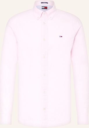 Tommy Jeans Hemd Regular Fit Mit Leinen pink
