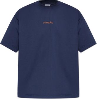 VETEMENTS Homme, Tops, Bleu, Taille: XS T-Shirt Imprim&eacute;