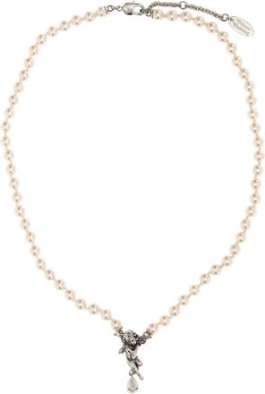 Vivienne Westwood Putti Perlenkette - - Accessories - Damen - Wei&szlig; - ONE SIZE