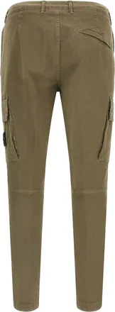 Stone Island Mens Bicolor Cotton Cargo Pants