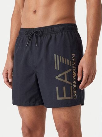 Emporio Armani Badeshorts 7M002001 AF14497 MC004 Schwarz Regular Fit