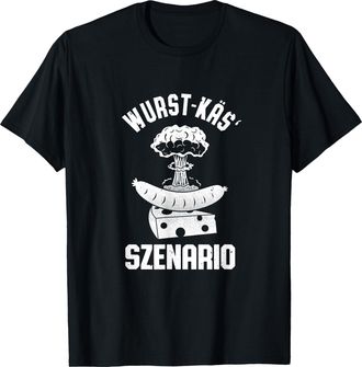 Foxxy Merch Wurst-K&auml;s Szenario Bratwurst K&auml;se Wortspiel Grill Spa&szlig; T-Shirt